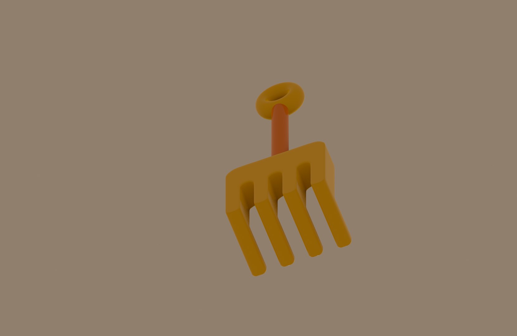 Toy Rake 3D Model - TurboSquid 1869526