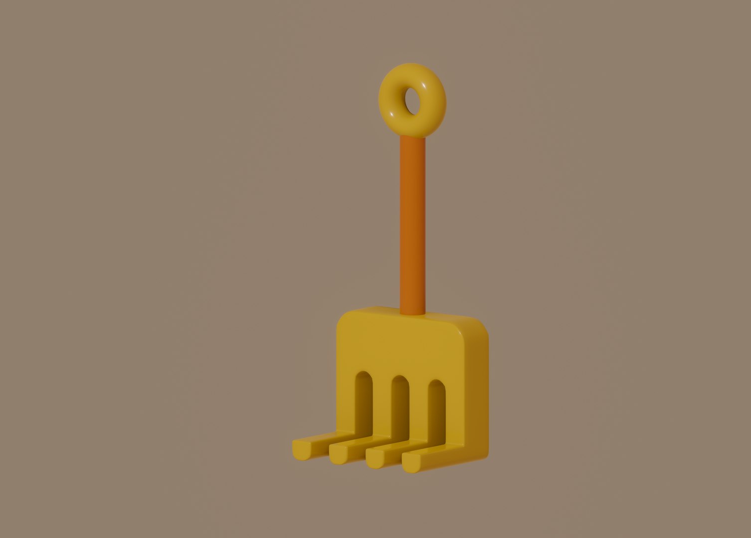 Toy Rake 3D Model - TurboSquid 1869526