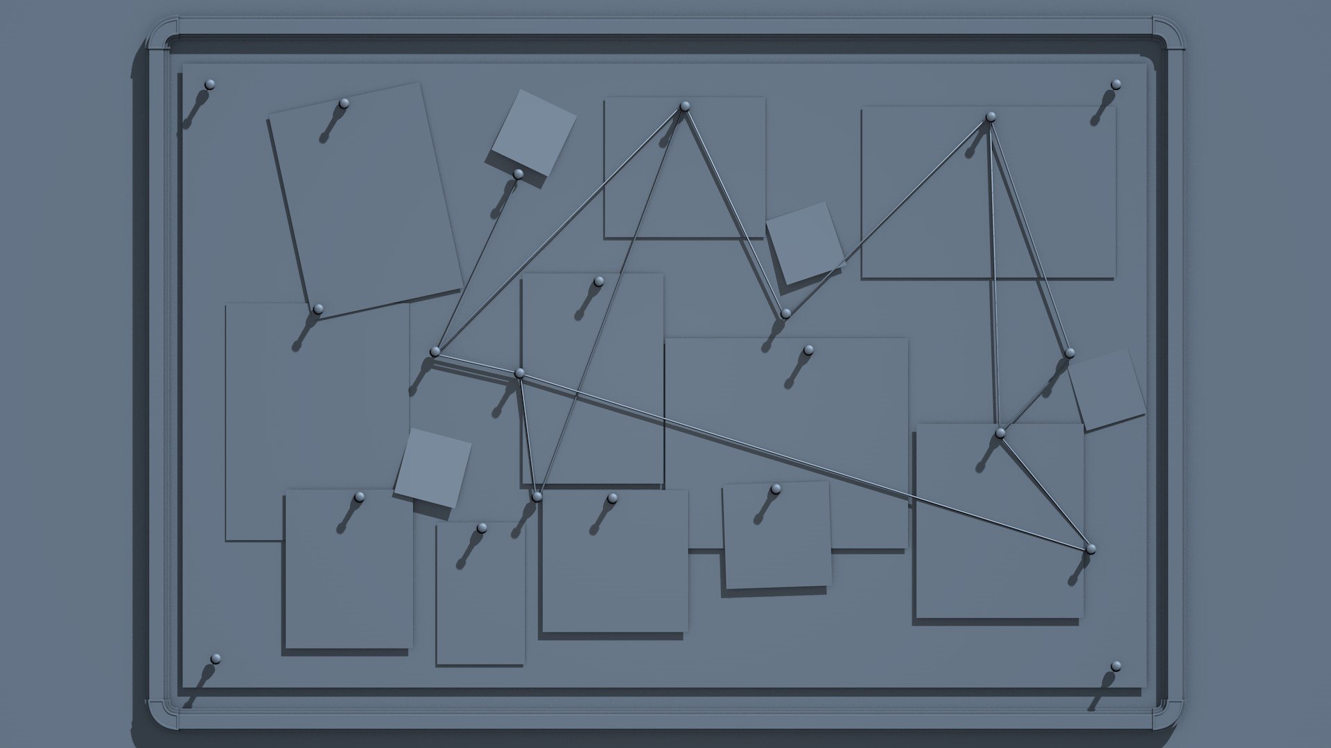 3D Crime Scene Evidence Board Model - TurboSquid 2236454
