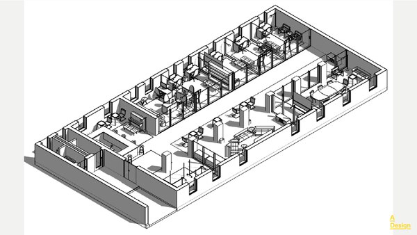 modelo 3d Coworking - Modelo de Revit - TurboSquid 2018319