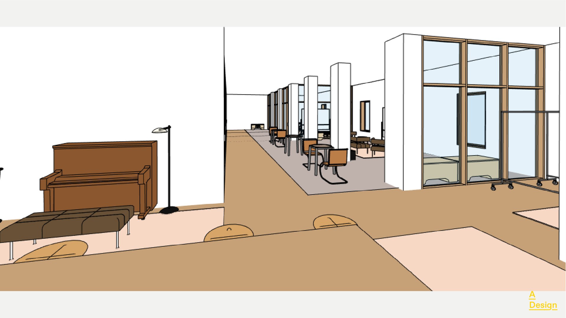 Coworking - Revit Model 3D Model - TurboSquid 2018319