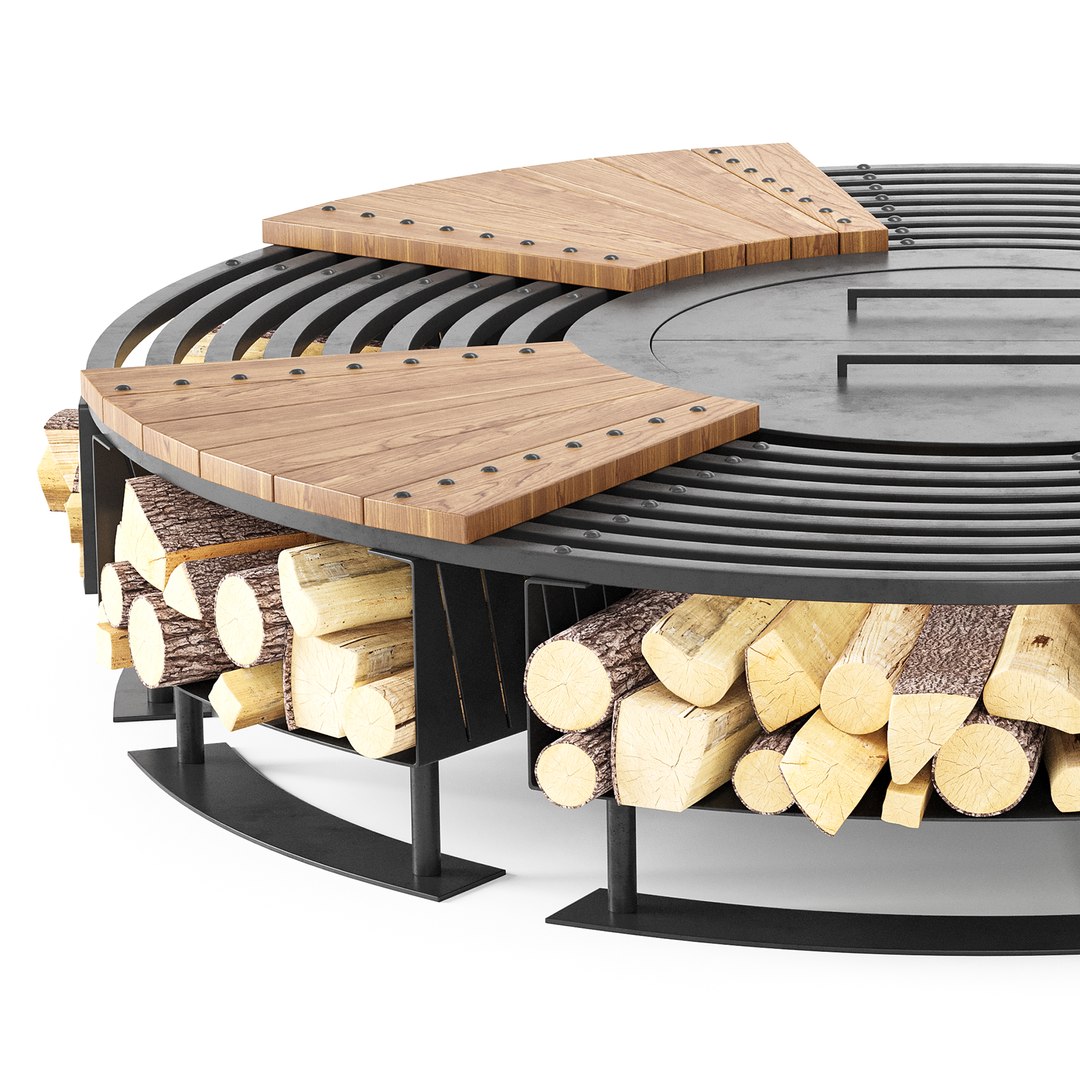 3D Fire Pit 06 Model - TurboSquid 2103303