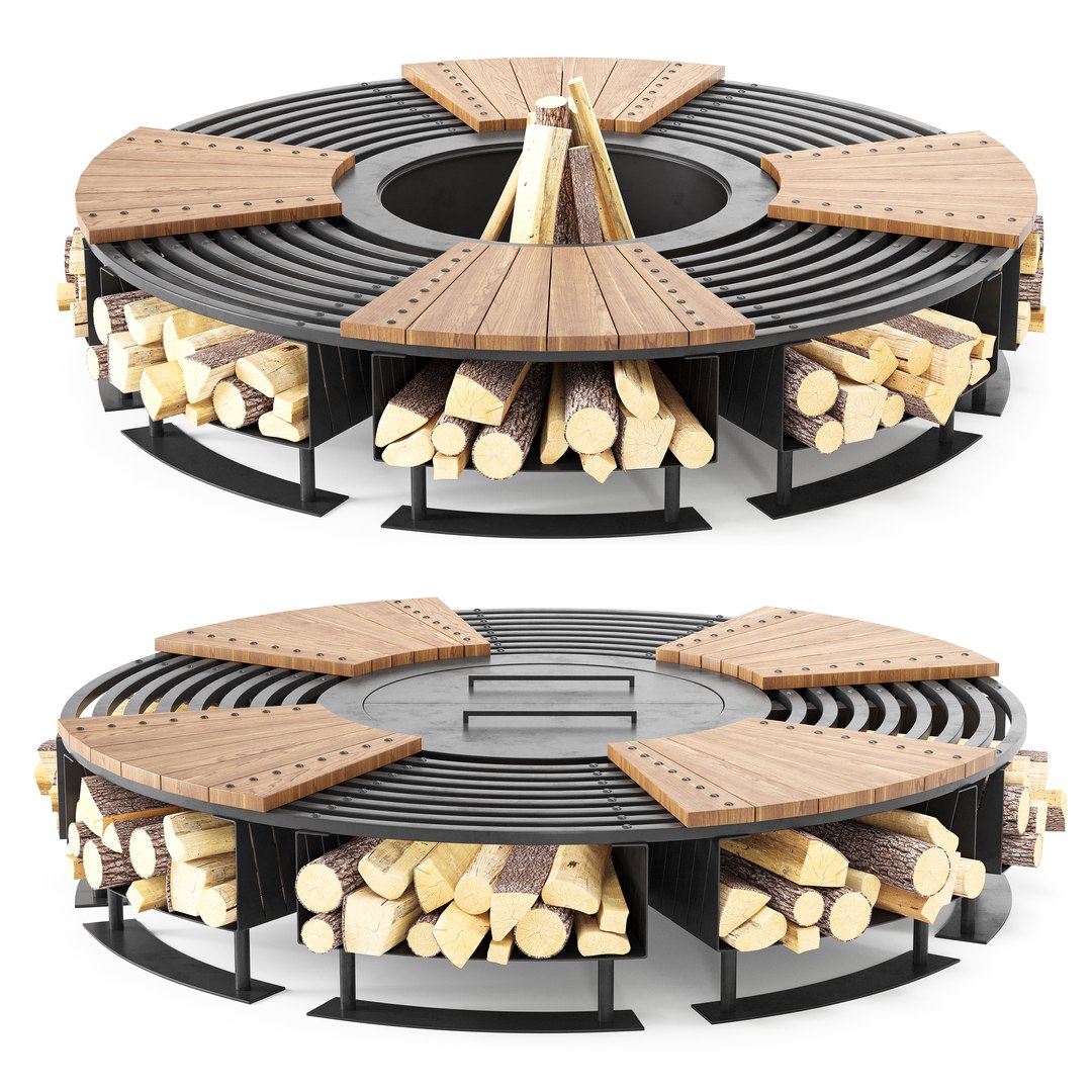 3D Fire Pit 06 Model - TurboSquid 2103303