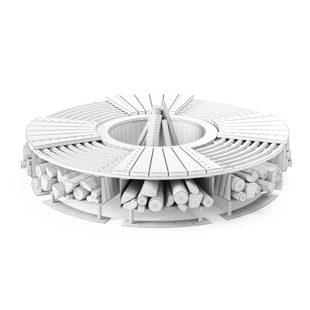 3D Fire Pit 06 Model - TurboSquid 2103303