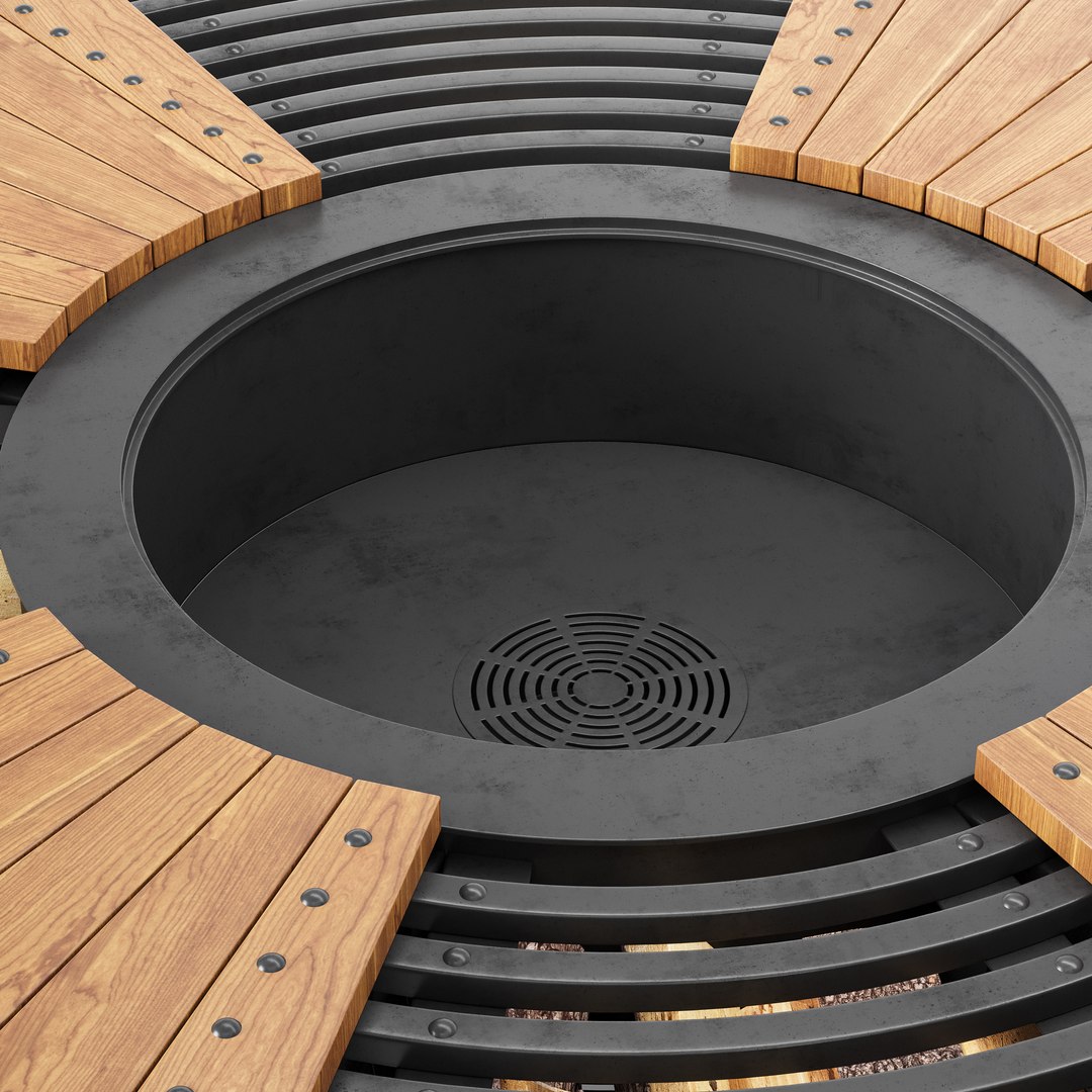 3D Fire Pit 06 Model - TurboSquid 2103303