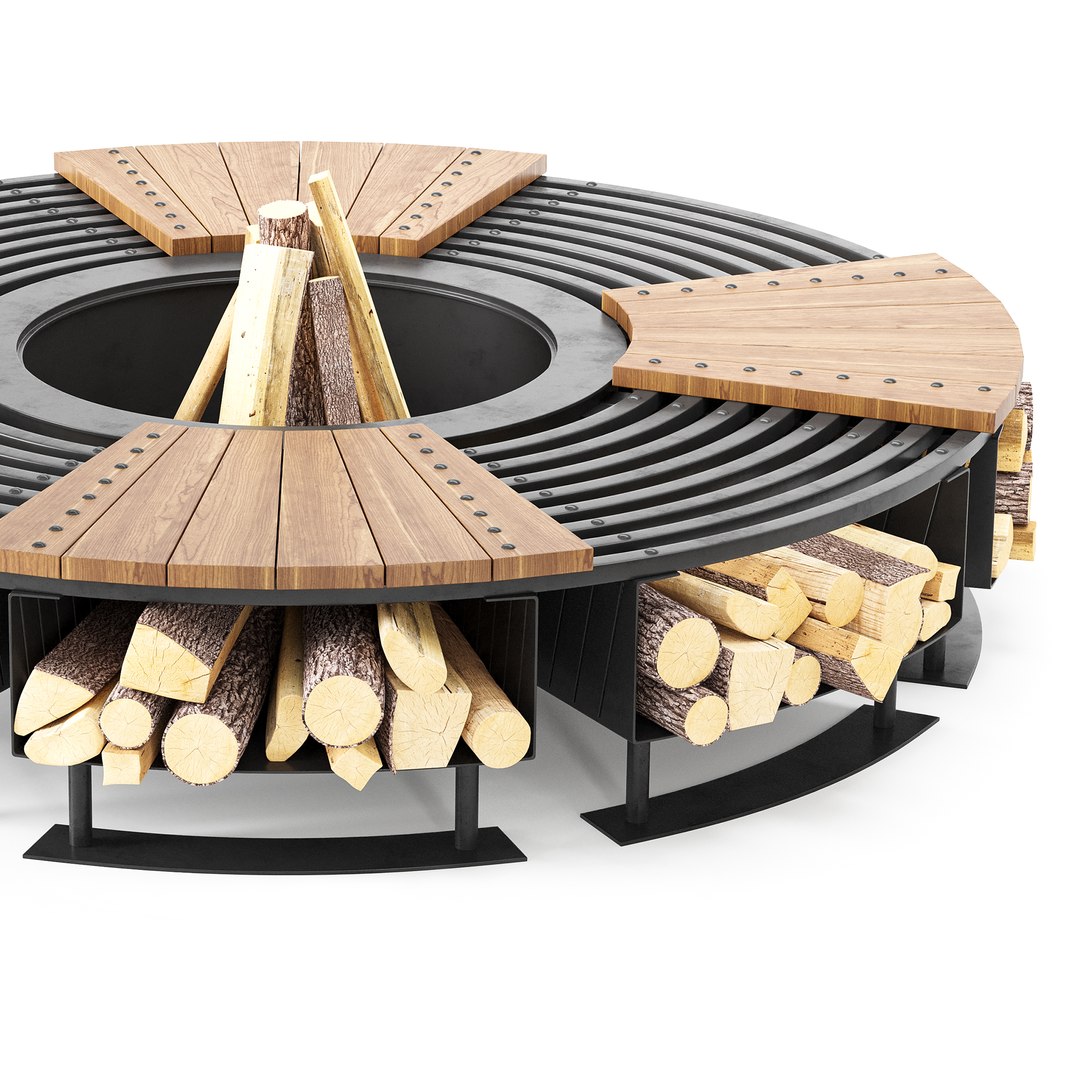 3D Fire Pit 06 Model - TurboSquid 2103303