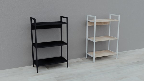 Shelving TISTRUP 3 Jysk 3D model - TurboSquid 2047395