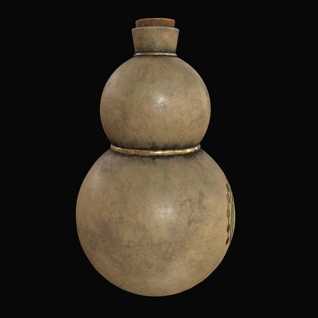 Healing Gourd Pbr Model - TurboSquid 1537467