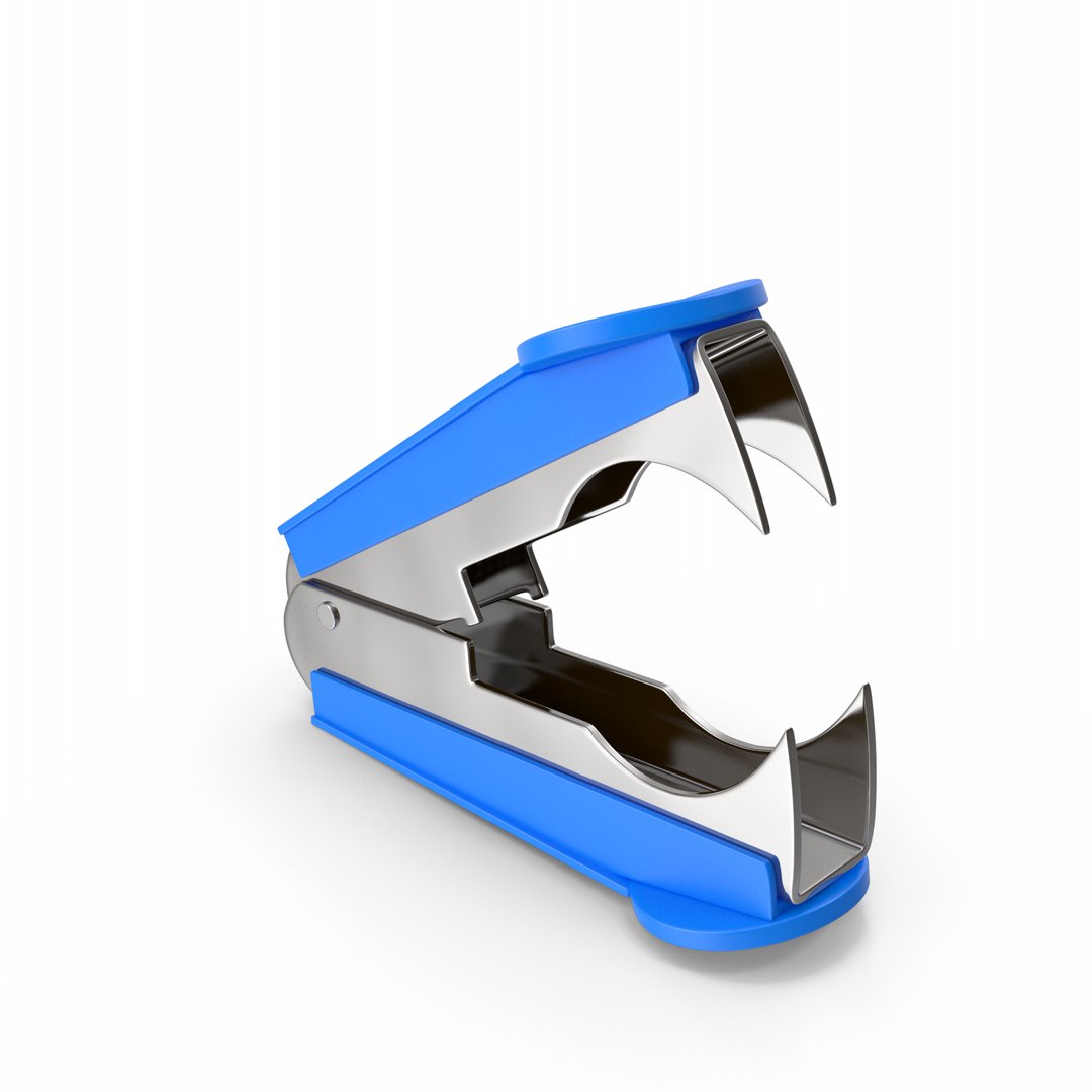 3D Staple Remover Blue - TurboSquid 2314925
