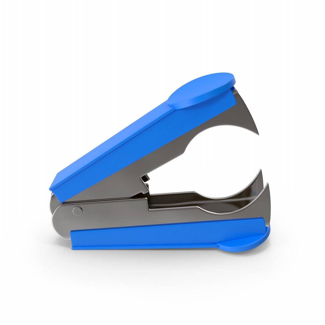 3D Staple Remover Blue - TurboSquid 2314925