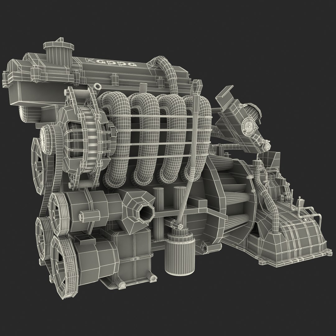 3d kappa engine model