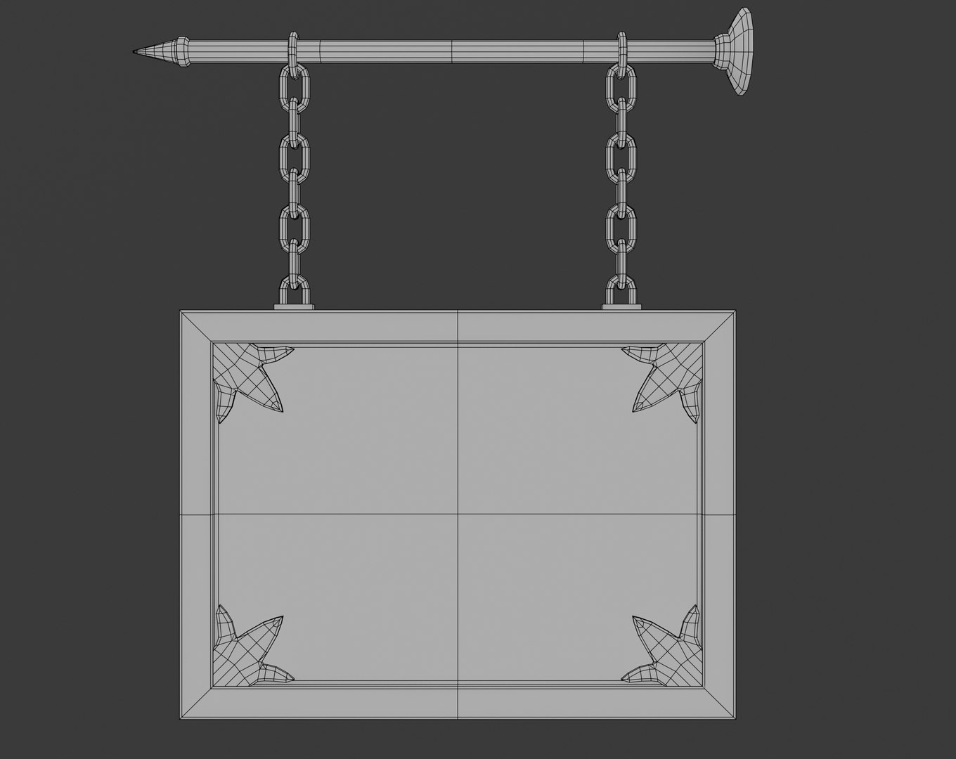 3D Medieval Sign - TurboSquid 1803946