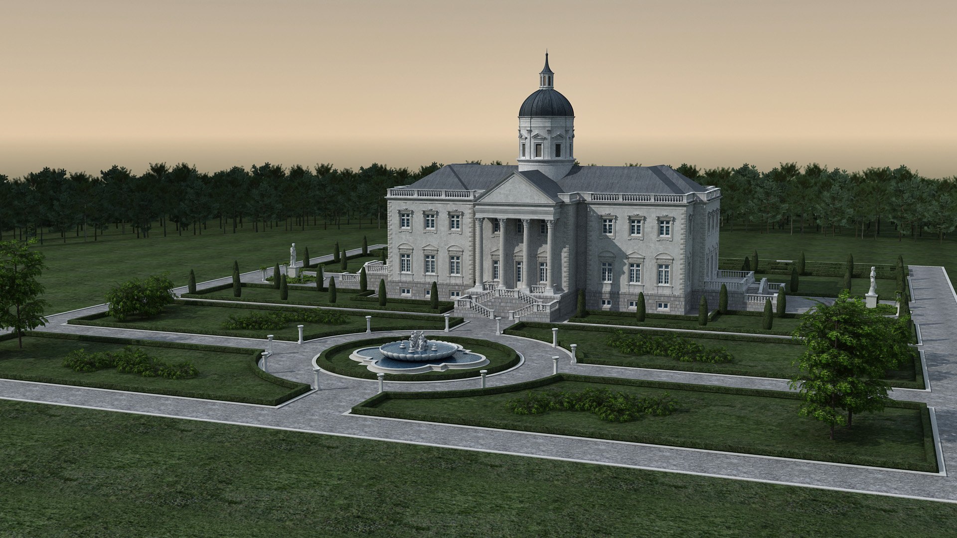 European Palace 08 3D Model - TurboSquid 2017393