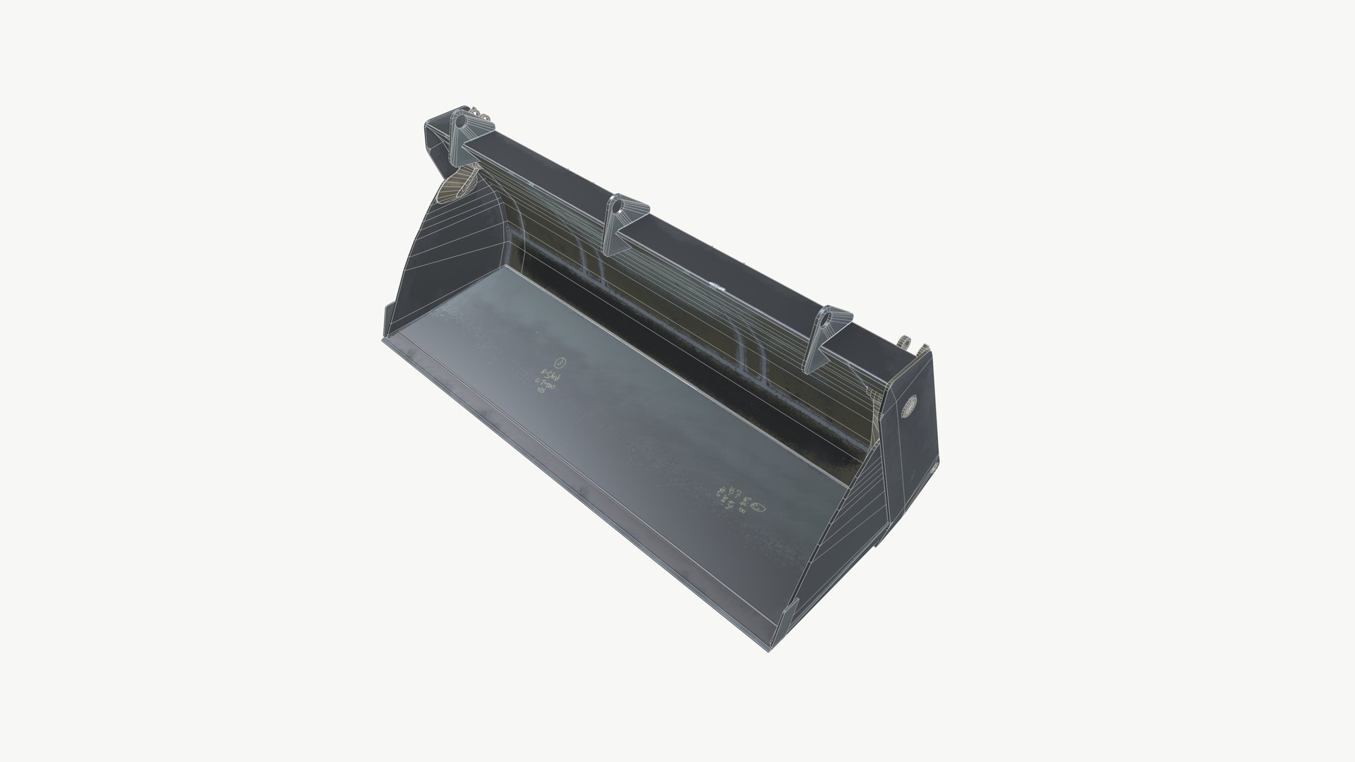 3D JCB Loader Bucket Model - TurboSquid 2261482