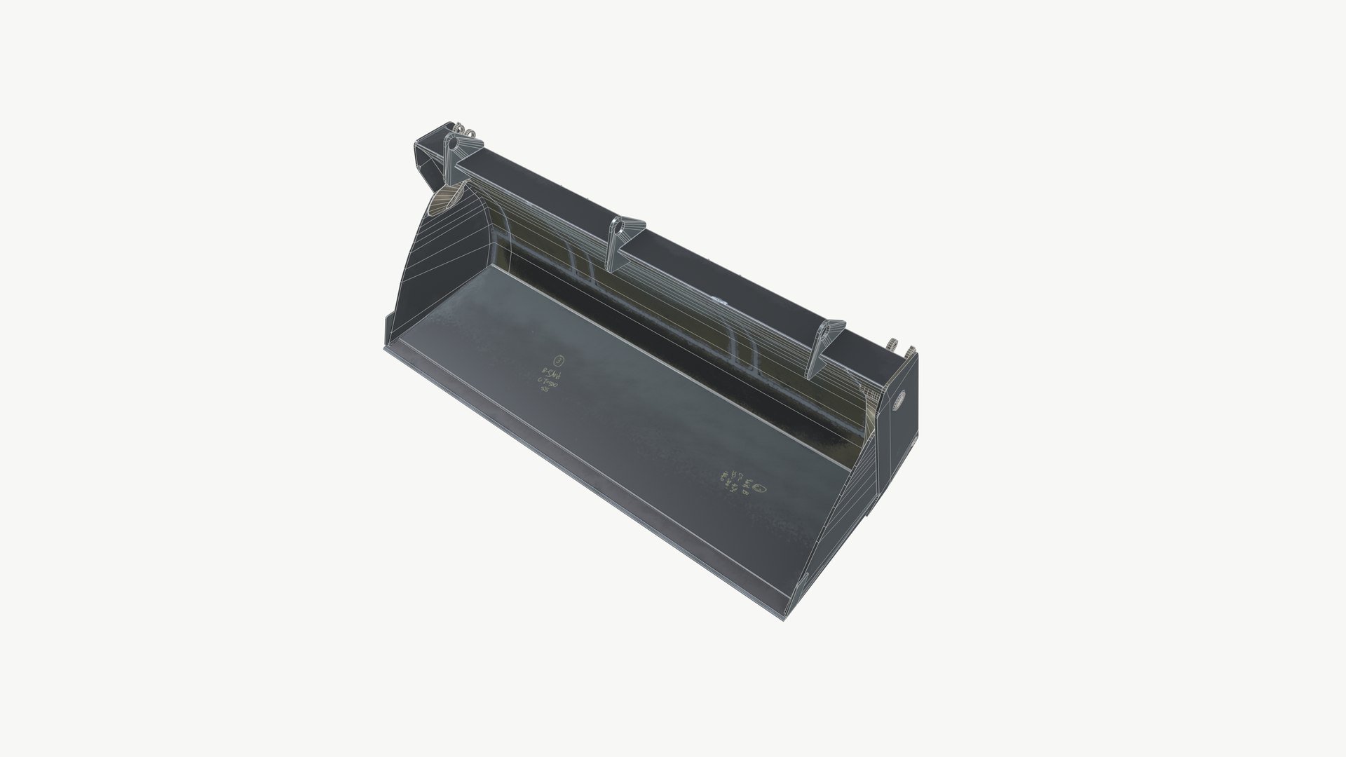 3D JCB Loader Bucket Model - TurboSquid 2261482