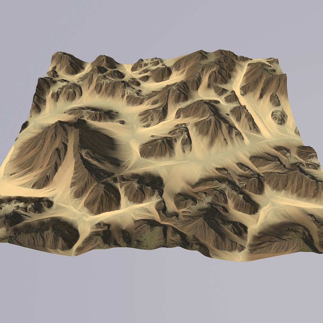 3D Terrain Games Maps Model - TurboSquid 1259417