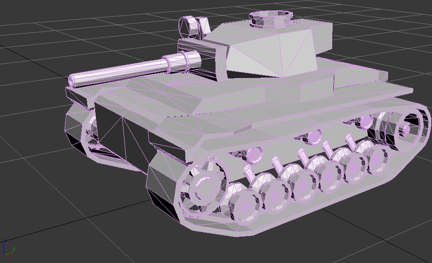 Military Tank 3d Model