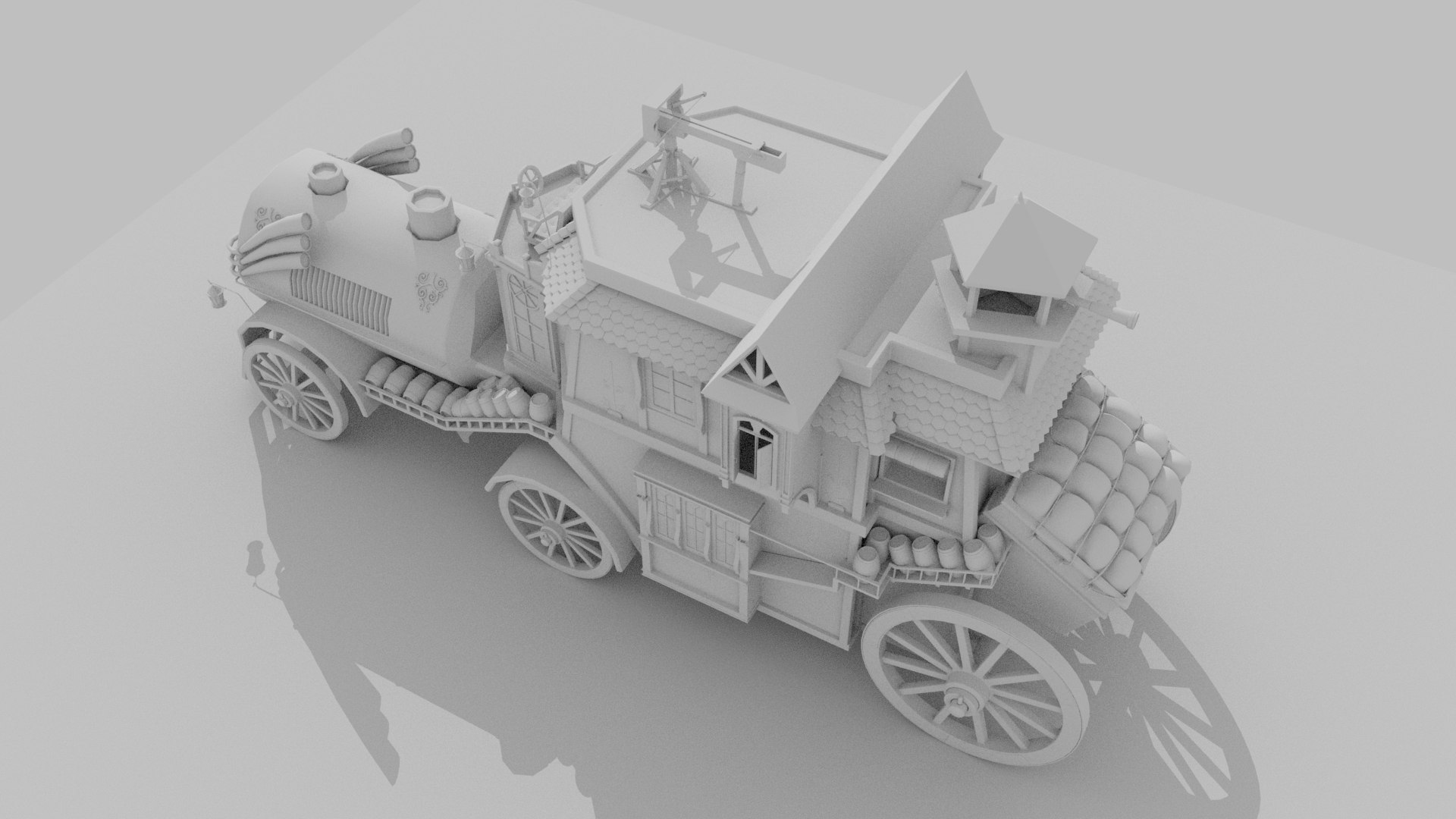 Chariot 3D Model - TurboSquid 2305316
