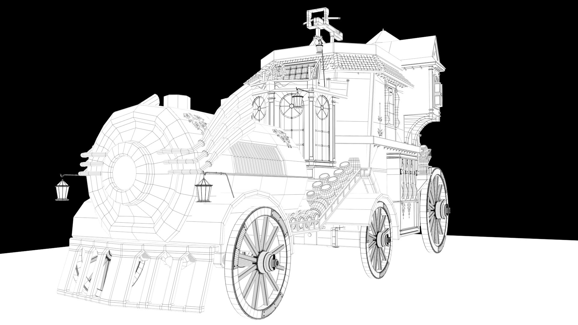 Chariot 3D Model - TurboSquid 2305316