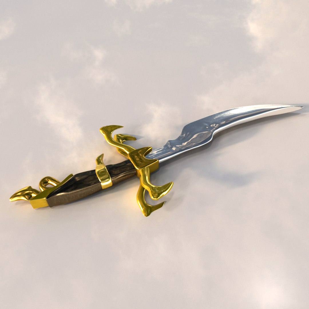 dagger 3d model
