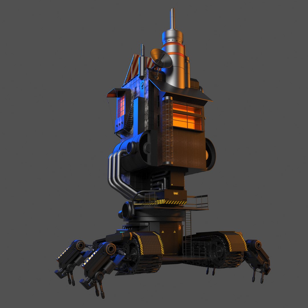 3D Steampunk Technology - TurboSquid 1704405