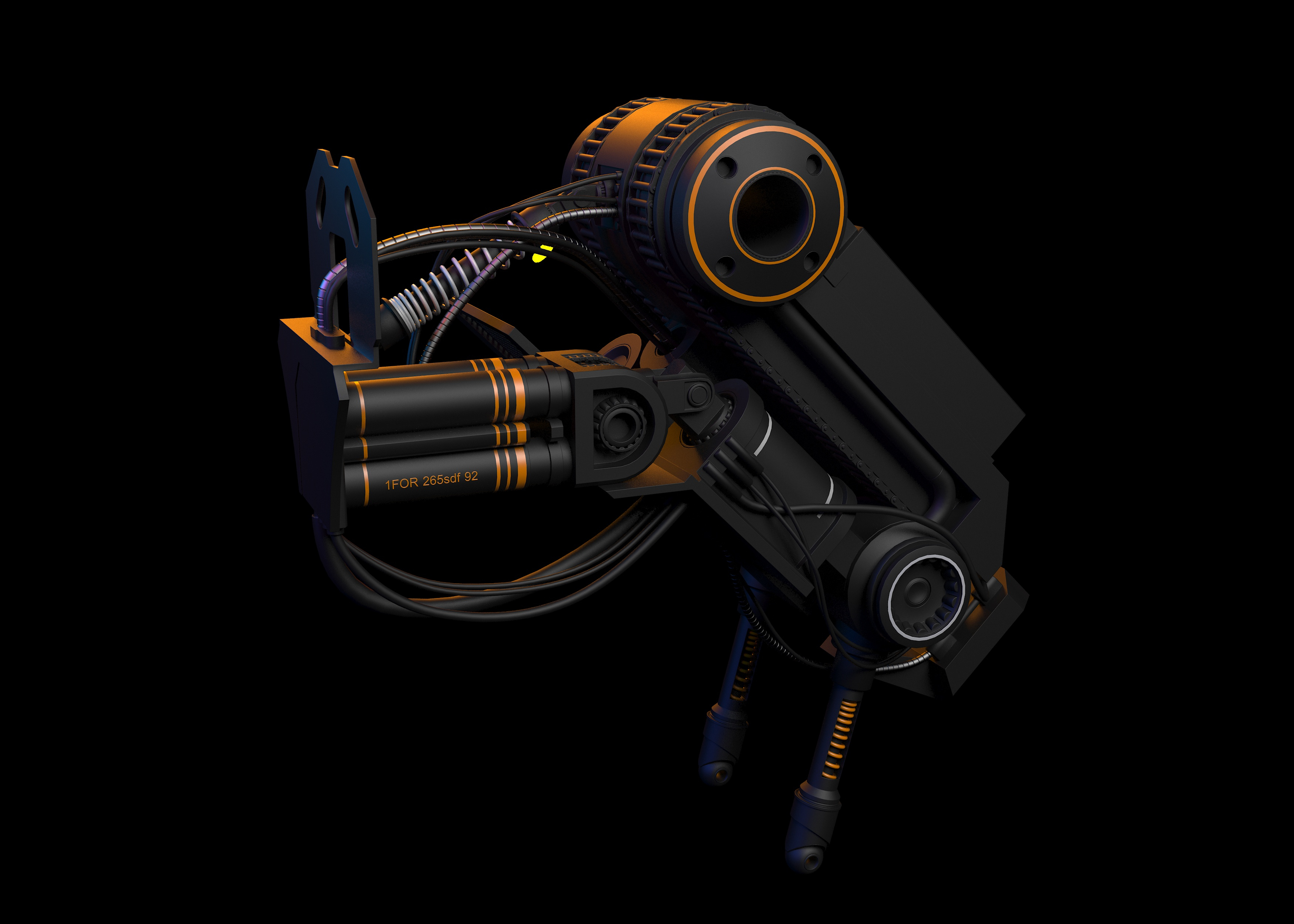 3D steampunk technology - TurboSquid 1704405