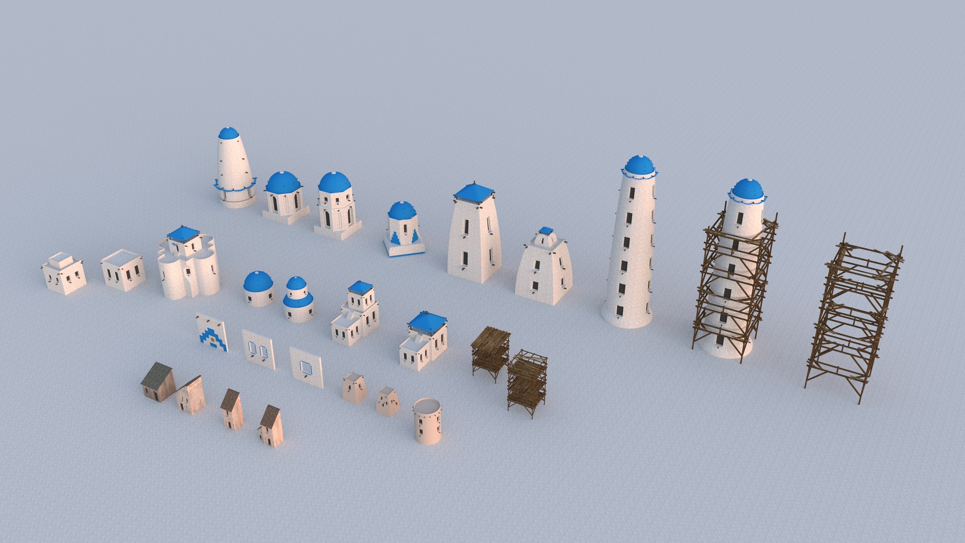 Assets Buildings 3D Model - TurboSquid 1187001