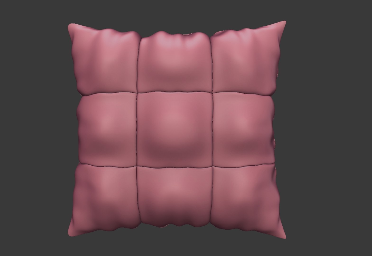 3D square pillow model - TurboSquid 1224516