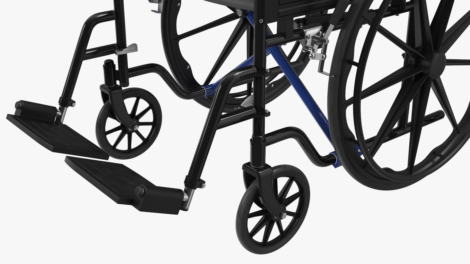 Wheelchair with Disabled Persons Shopping Cart model - TurboSquid 2061478
