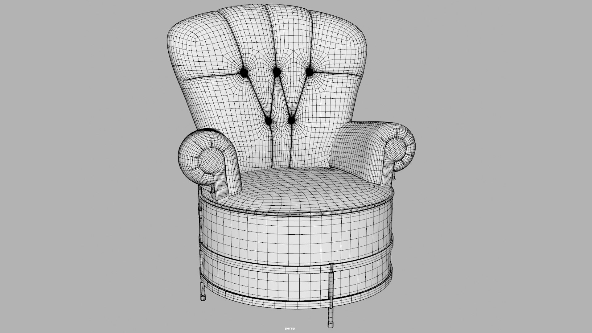 3D Sofa Chair Model - TurboSquid 2068131