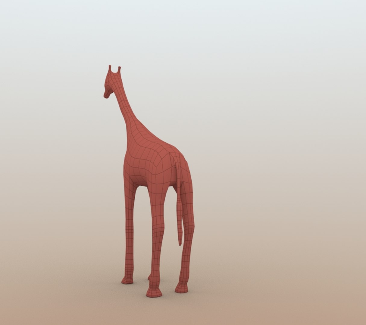 Giraffe base mesh 3D model - TurboSquid 1399369