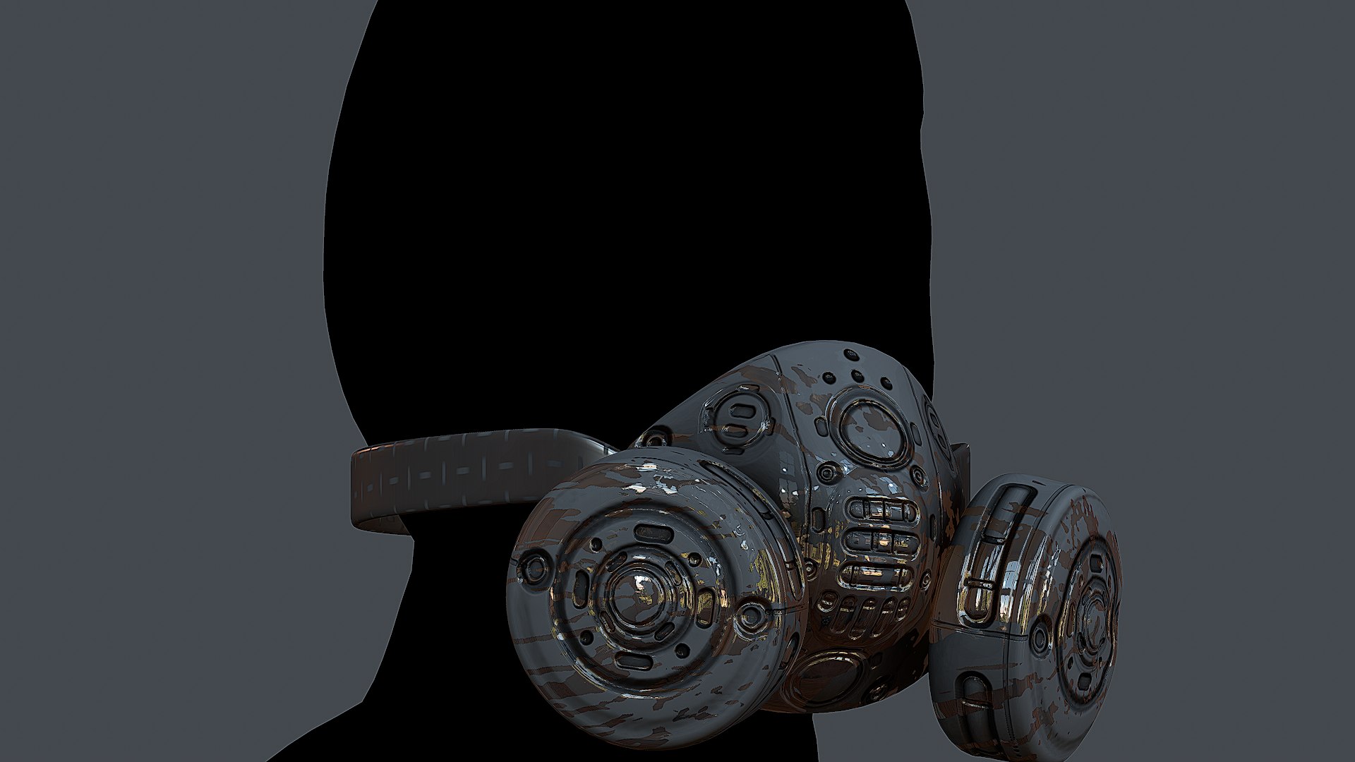 Gas Mask Respirator Scifi Mode 3D Model 3D Model - TurboSquid 1930503