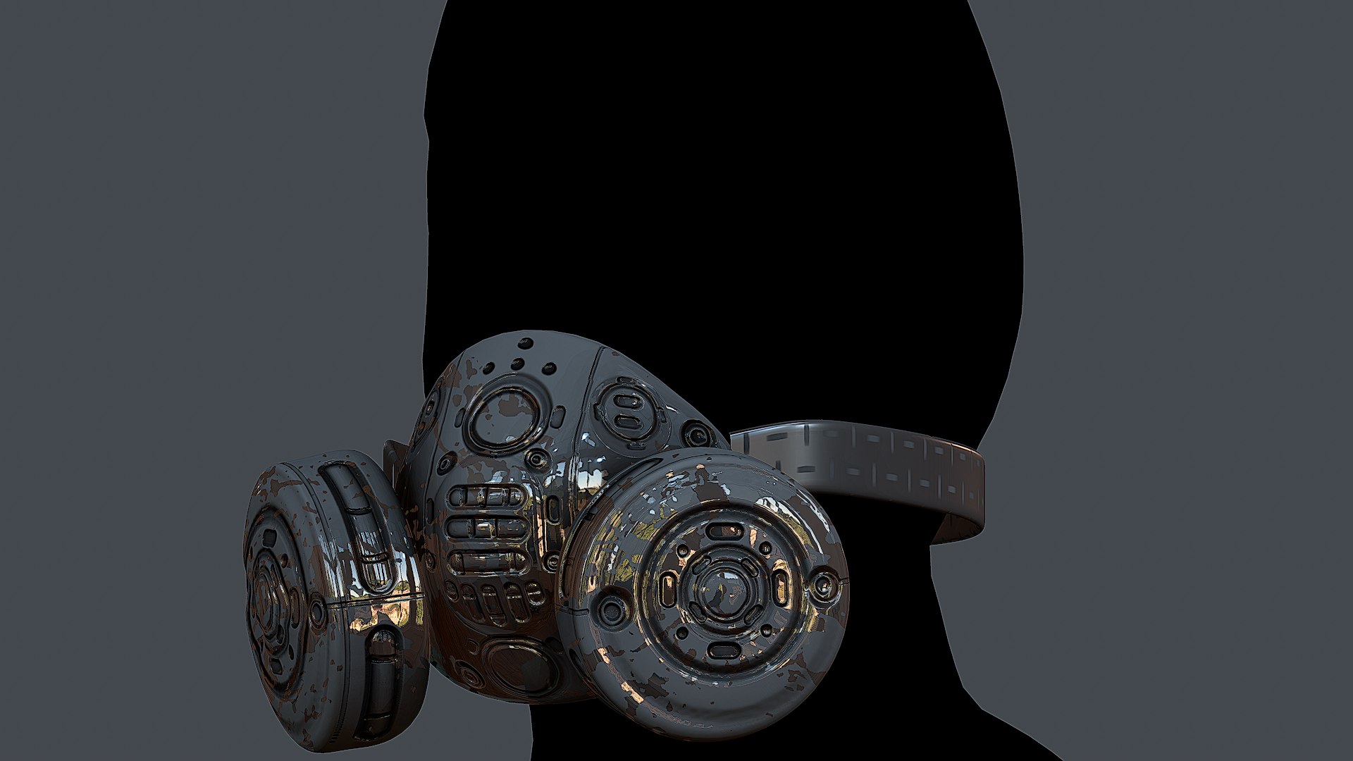 Gas Mask Respirator Scifi Mode 3D Model 3D Model - TurboSquid 1930503