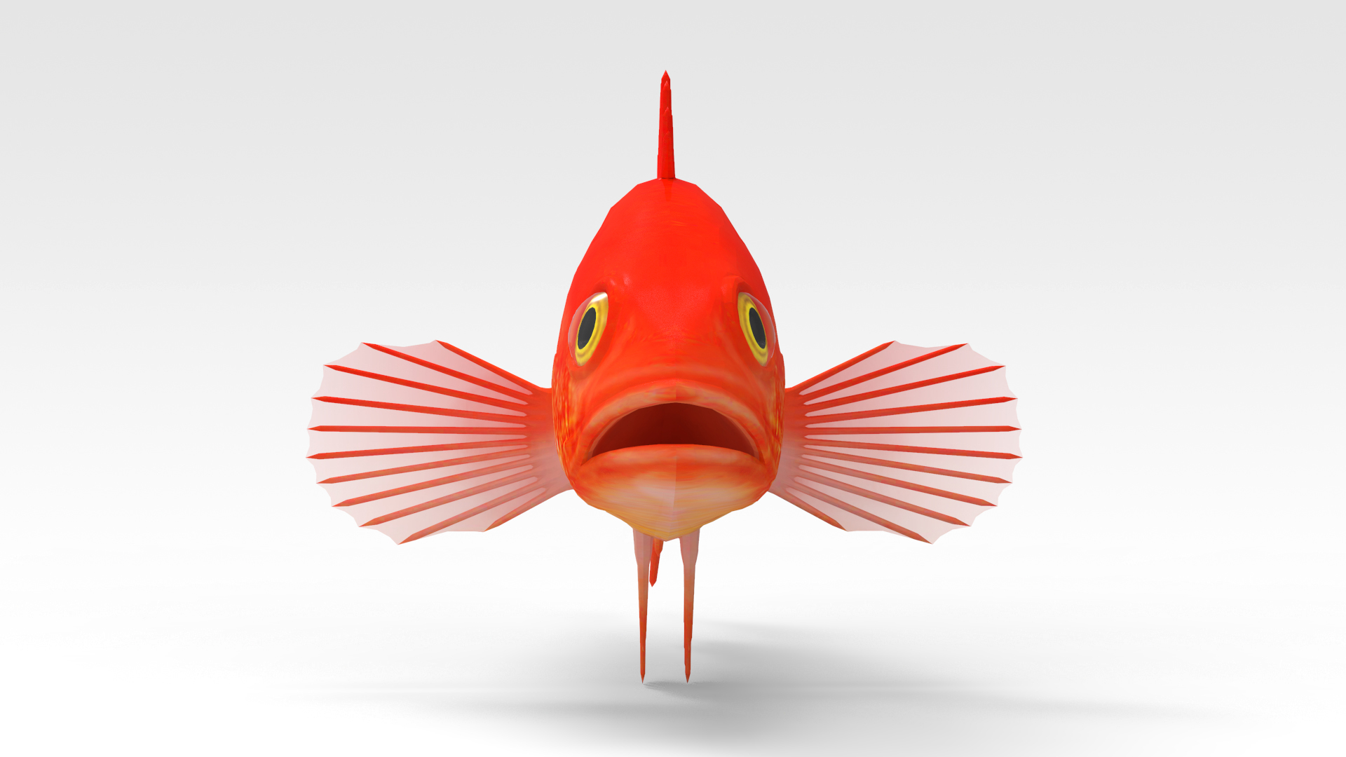 3D Gold fish - TurboSquid 1741720