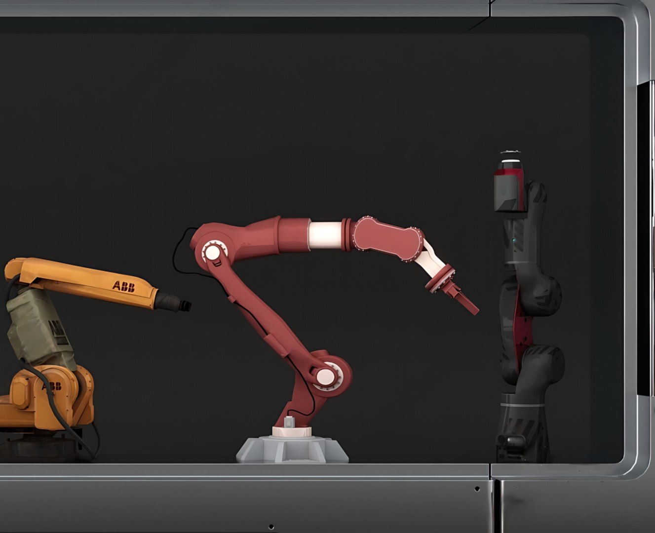 Robot Arms Collection Articulated Arm Industrial Robot Arm 3D ...