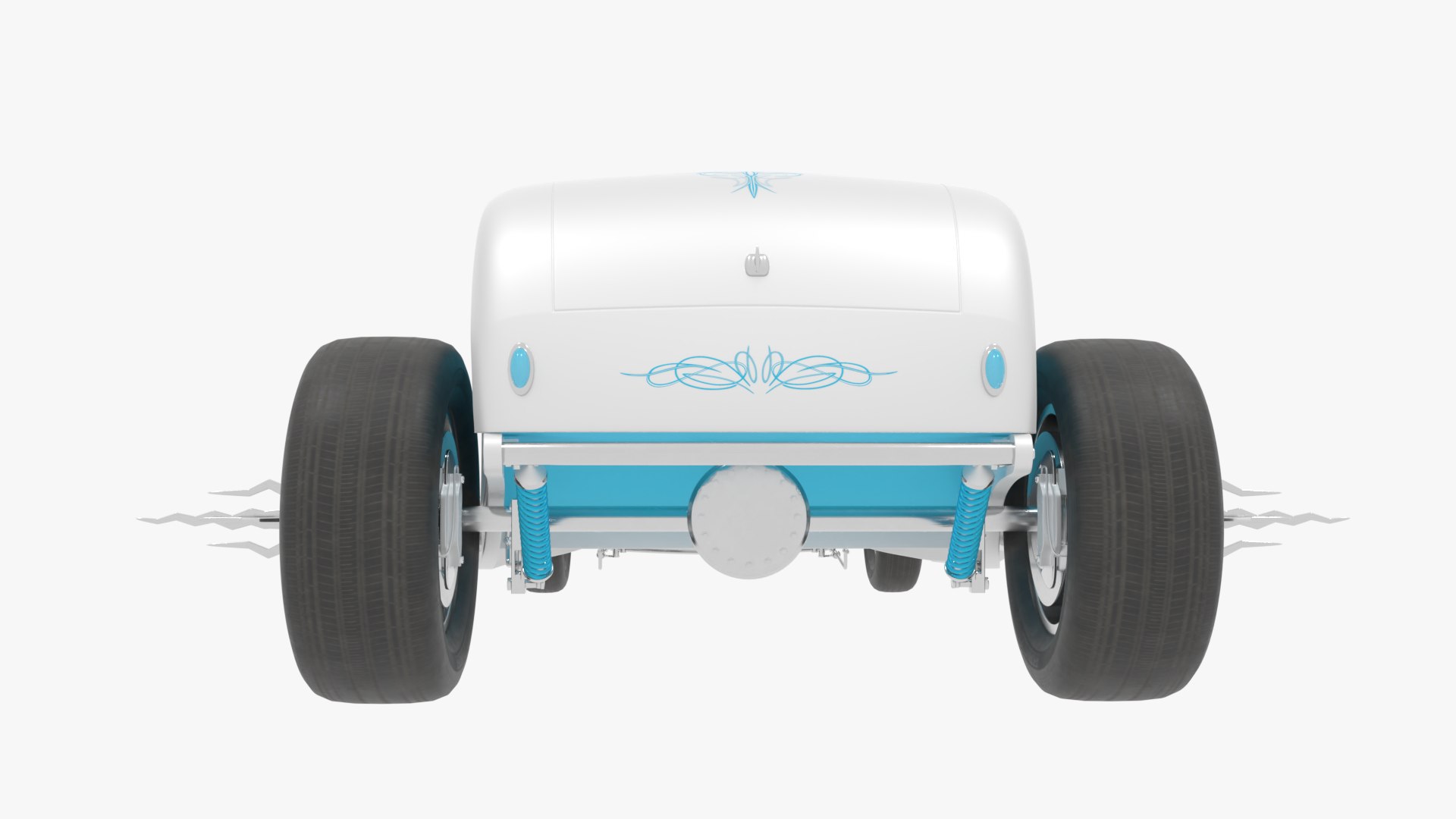 3D Hot Rod White - TurboSquid 2249416