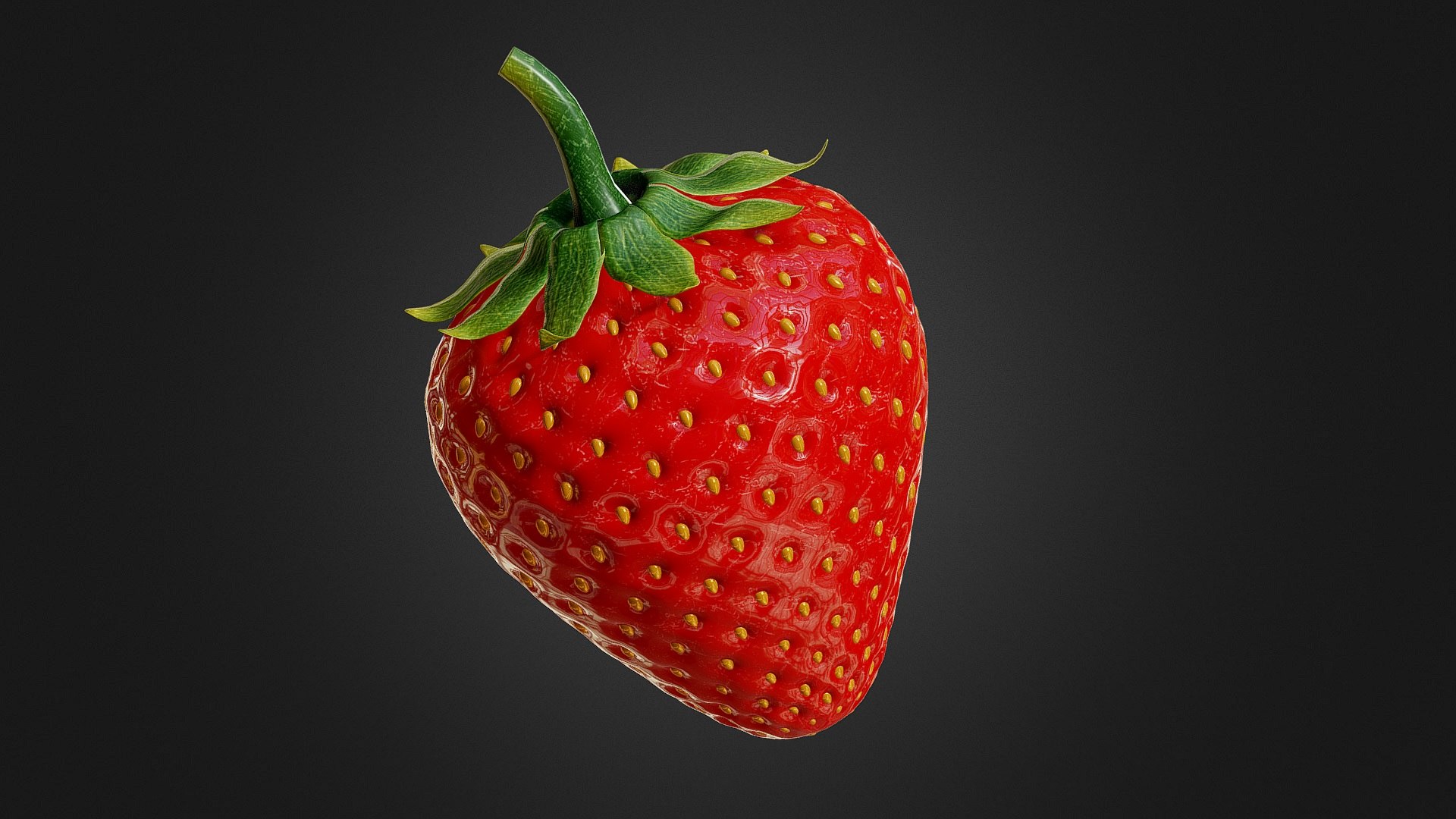 Strawberry 3D - TurboSquid 2051825