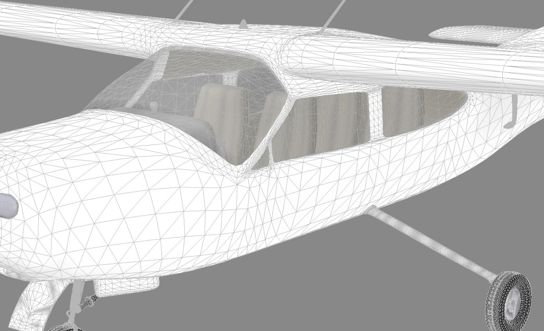 3d model cessna cardinal 177 plane