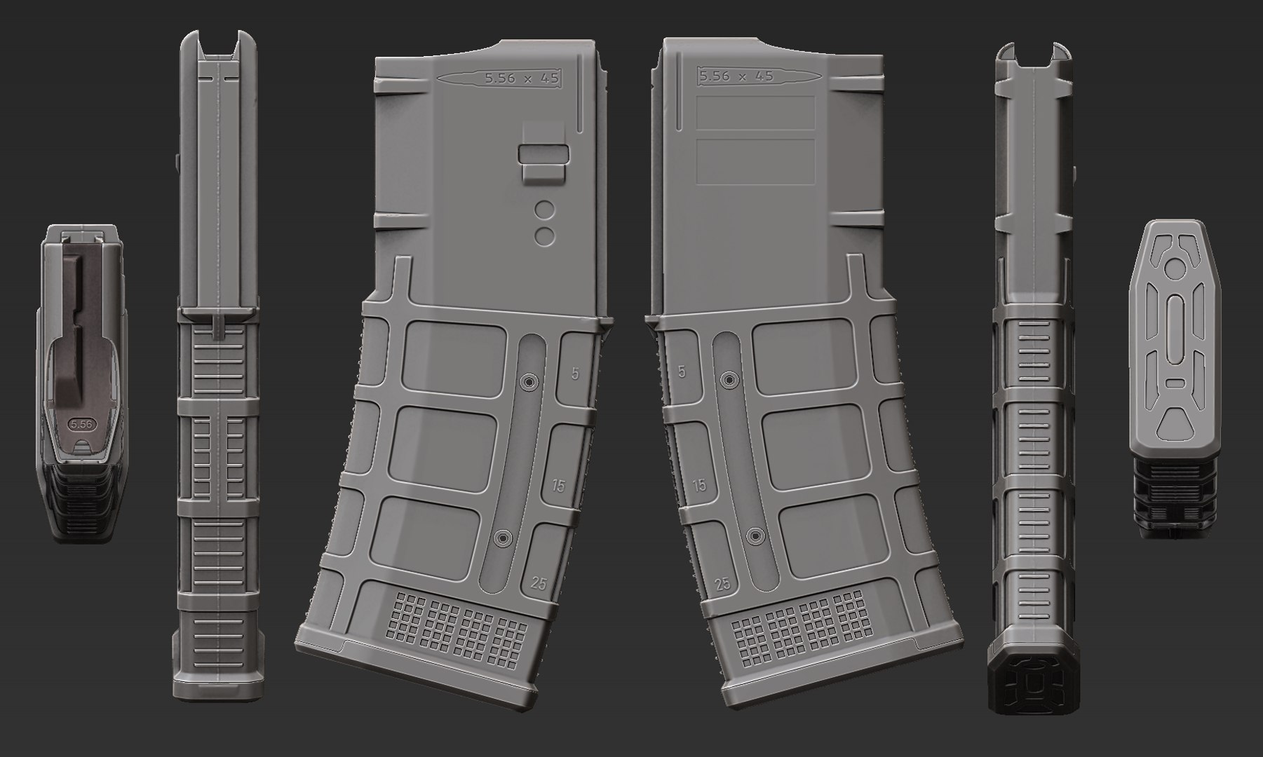MAGPUL AR15 PMAG Gen 3 30rd - High-poly 3D model 3D - TurboSquid 2147776