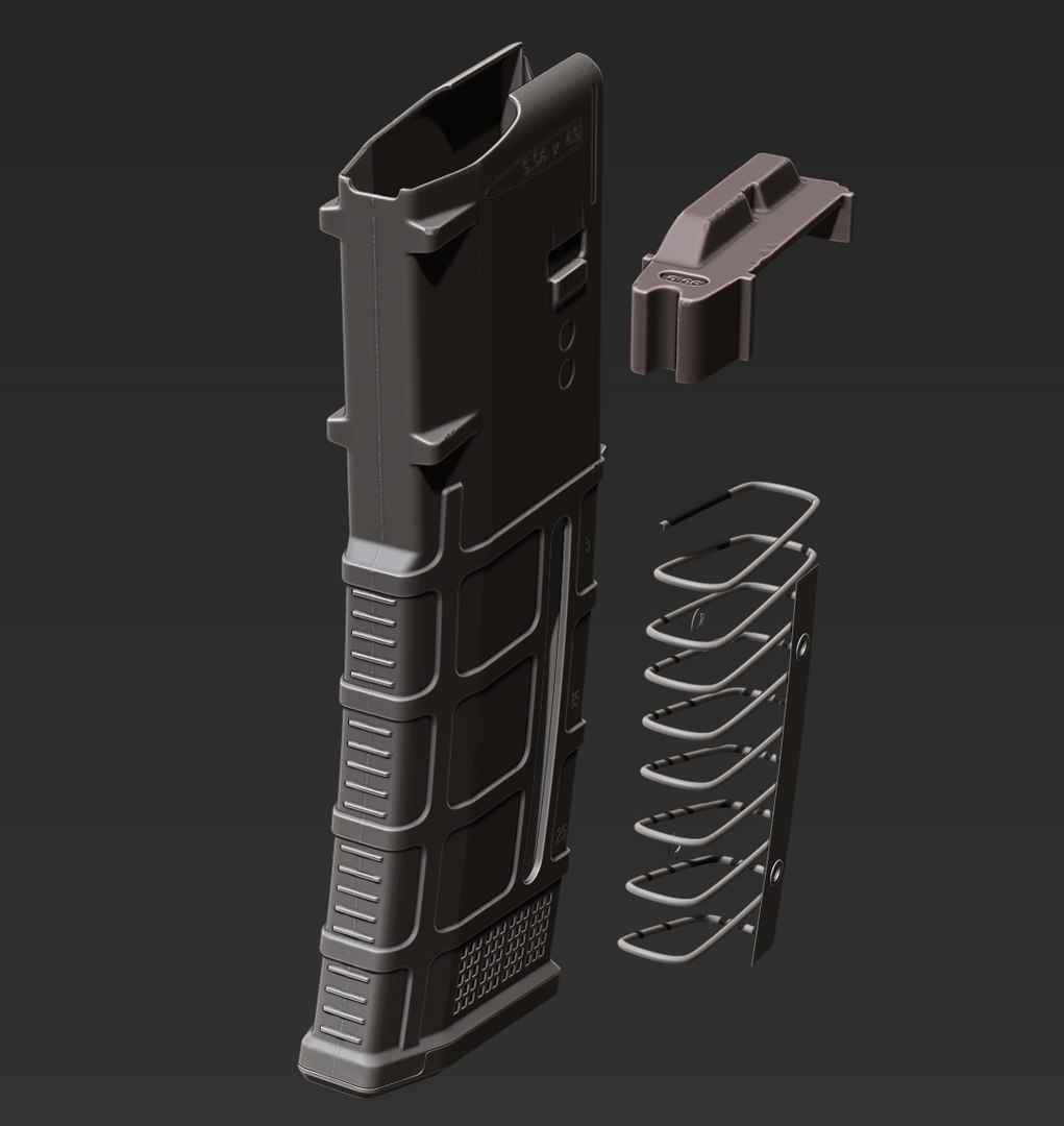 MAGPUL AR15 PMAG Gen 3 30rd - High-poly 3D Model 3D - TurboSquid 2147776