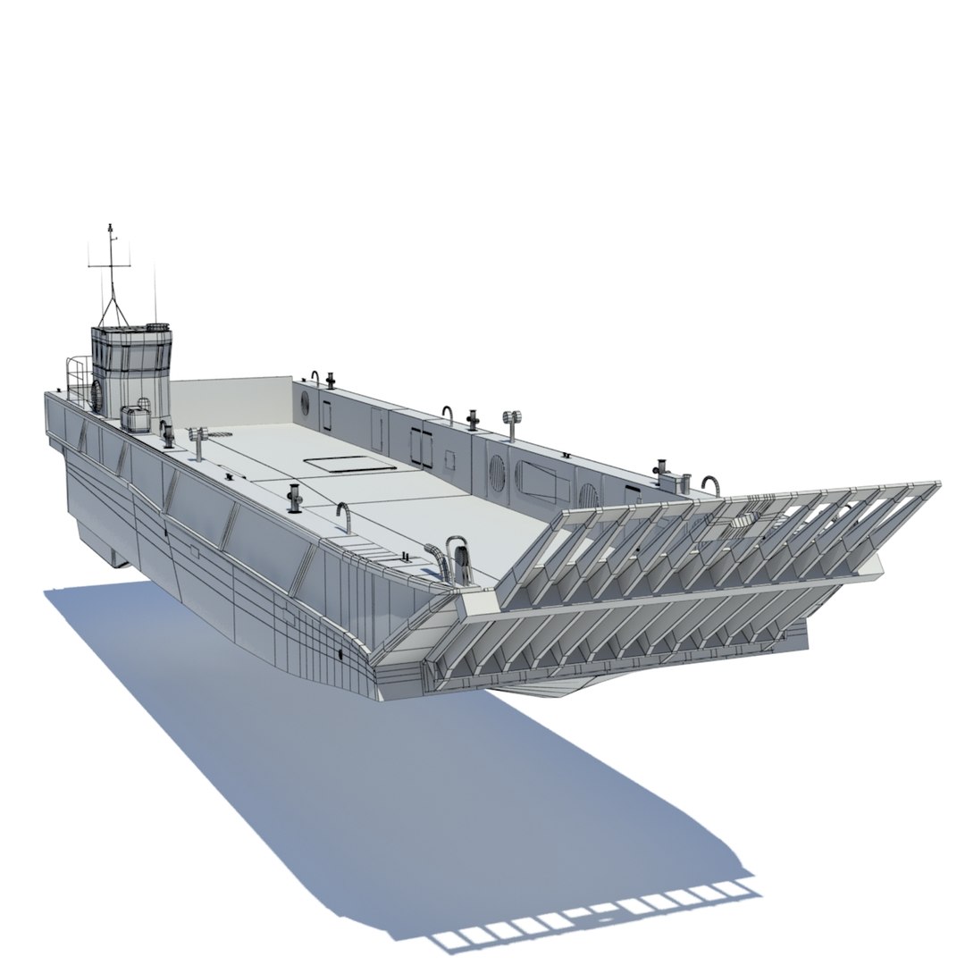 3d Max Landing Craft Ships