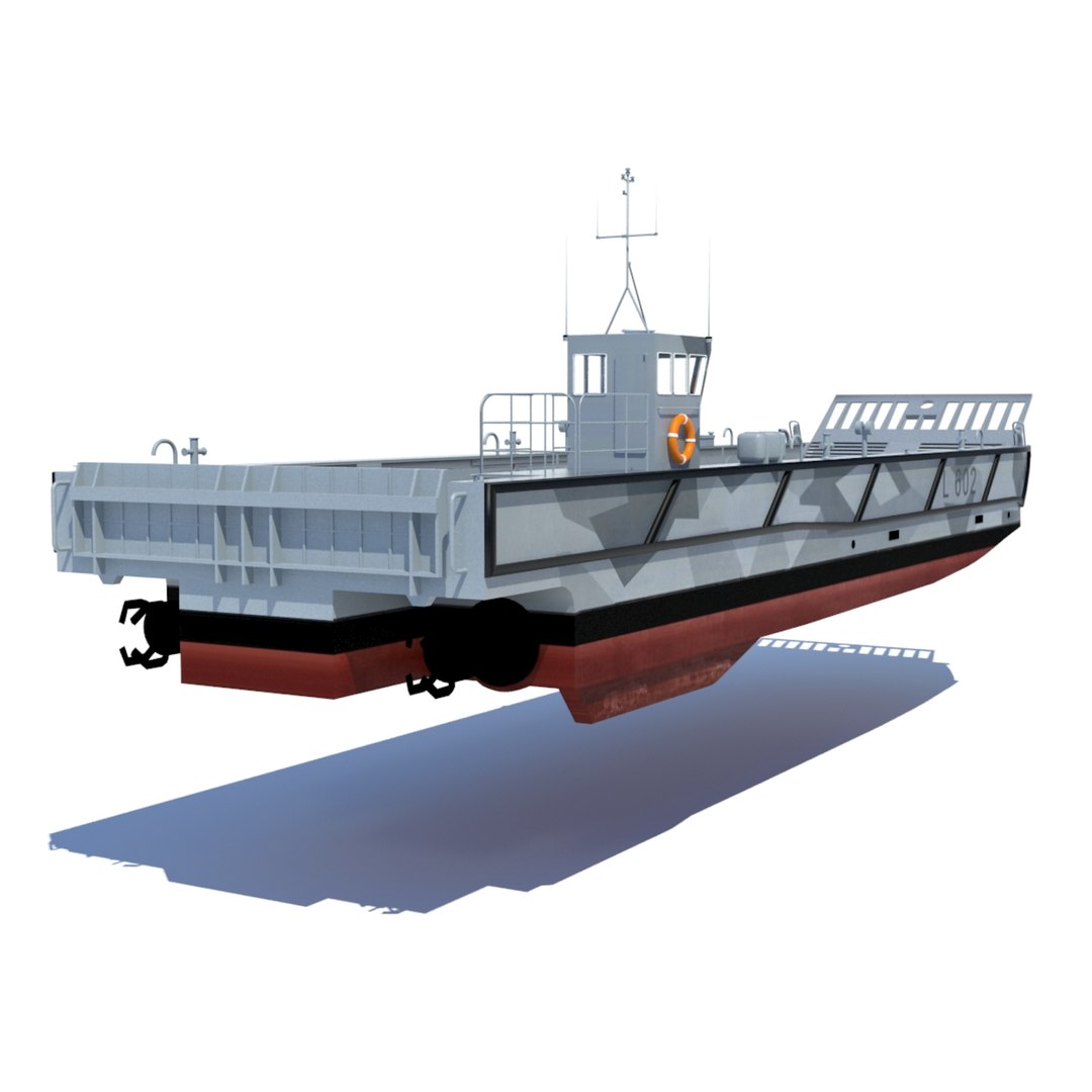 3d Max Landing Craft Ships