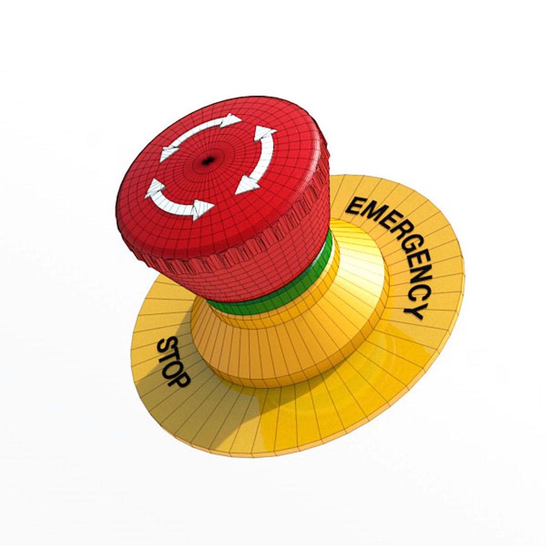 3d Wrl Emergency Stop Button