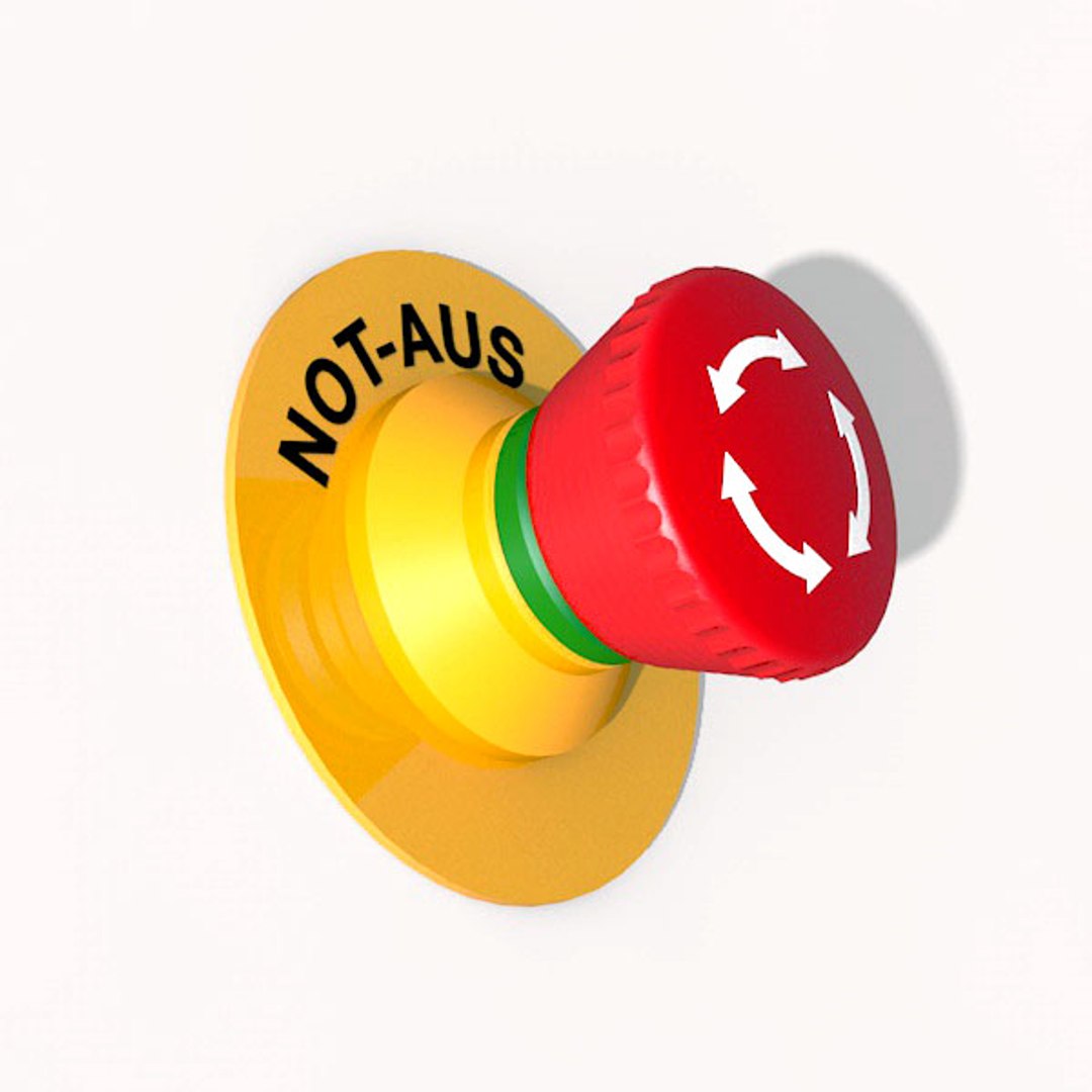 3d Wrl Emergency Stop Button