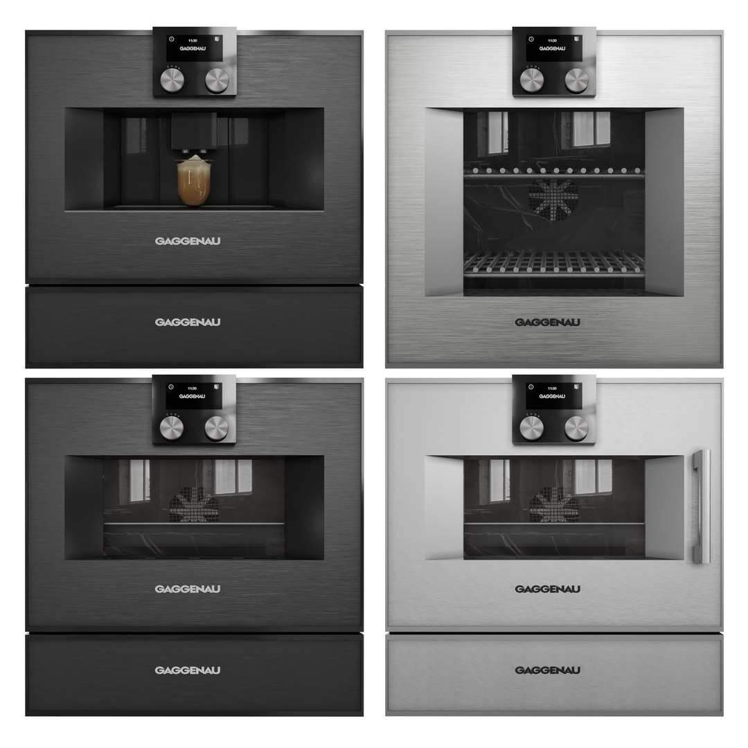 3D Gaggenau Oven Collection Vol 03 - TurboSquid 1924153