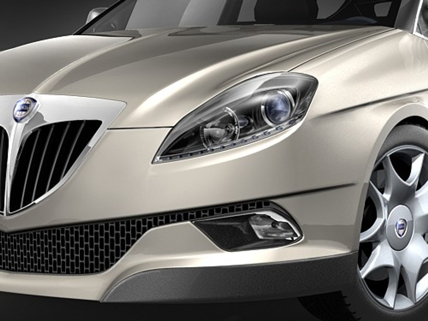 Lancia Delta Car 3d Model