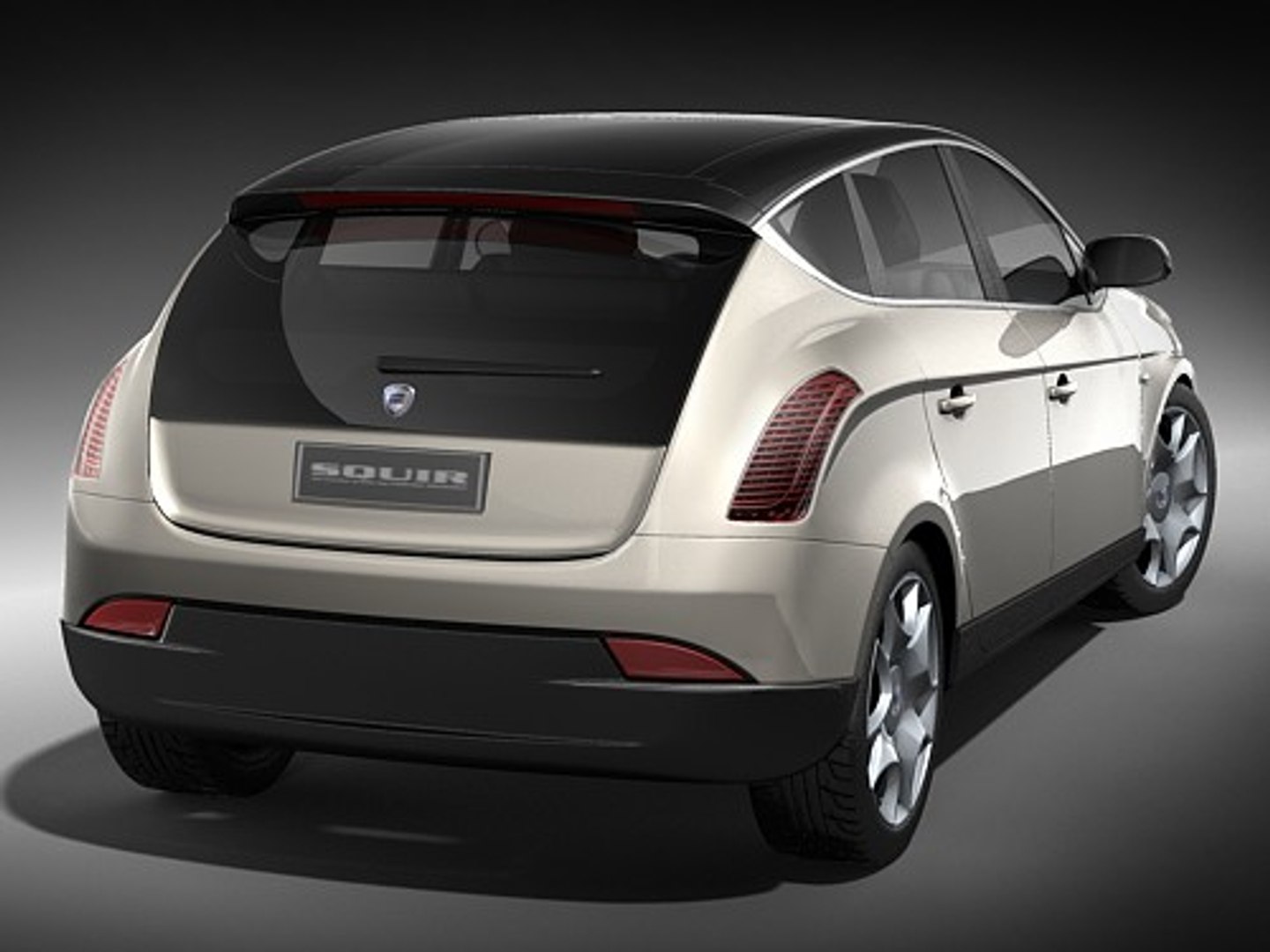 Lancia Delta Car 3d Model