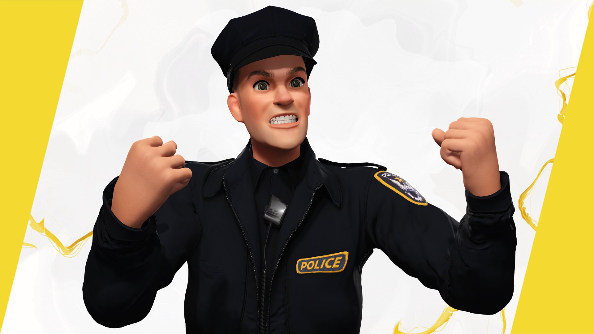 3D Law Enforcement Toon Character Police Officer 3D - TurboSquid 2353458