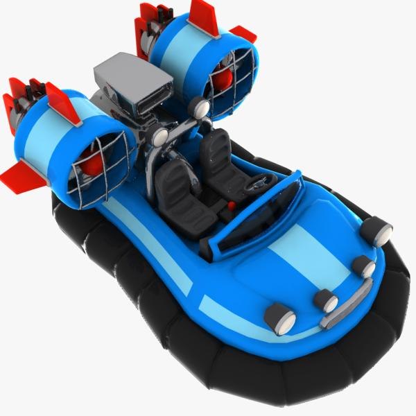 cartoon hovercraft craft 3ds