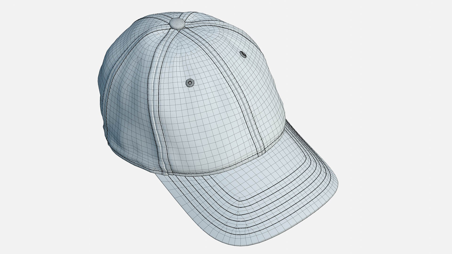 Baseball Cap Configurator Ready 3D model - TurboSquid 1905766